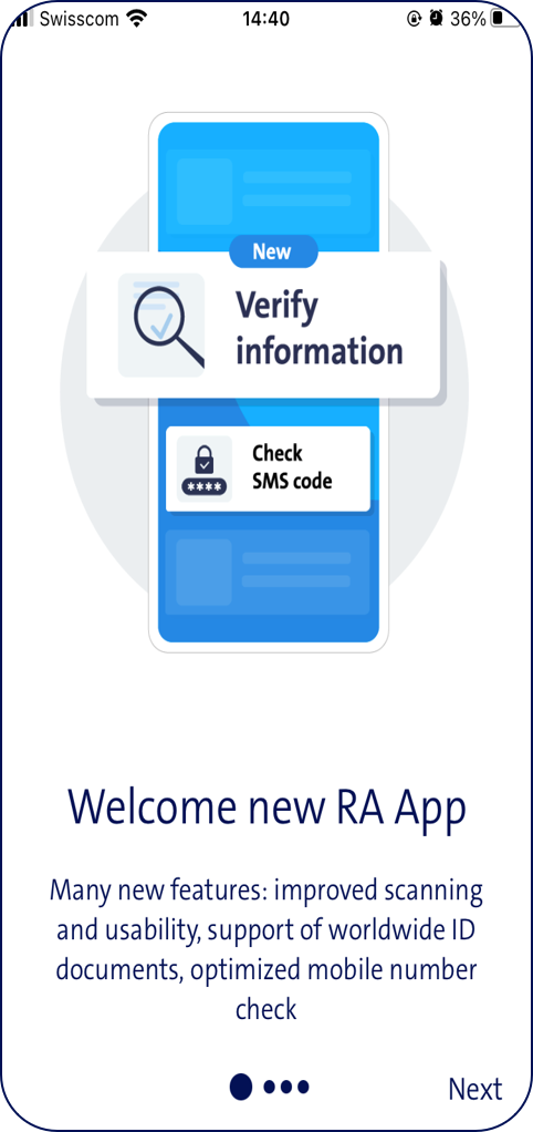 How to use RA app correctly for a face-to-face identification